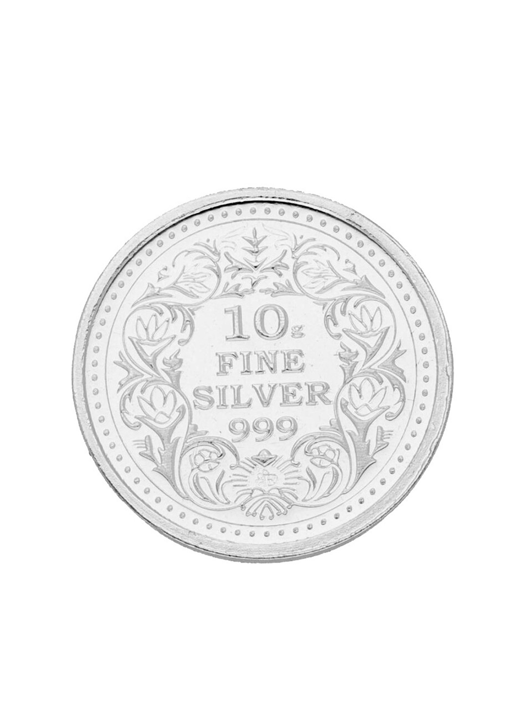 Buy Sri Jagdamba Pearls Dealer Flower Silver Coin 10gm - Silver Coins ...