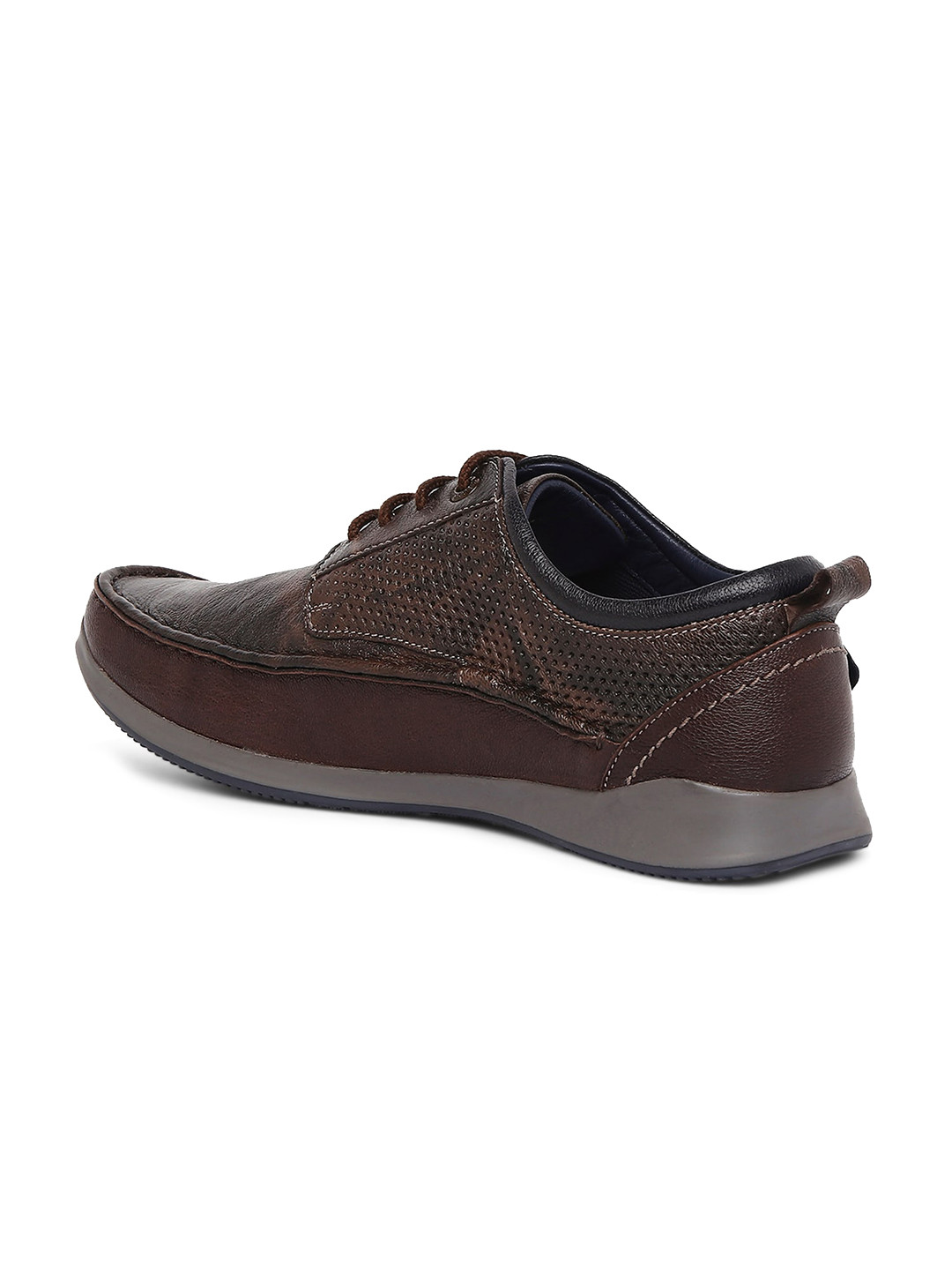 Buy Buckaroo Men Textured Leather Square Toe Sneakers - Casual Shoes ...