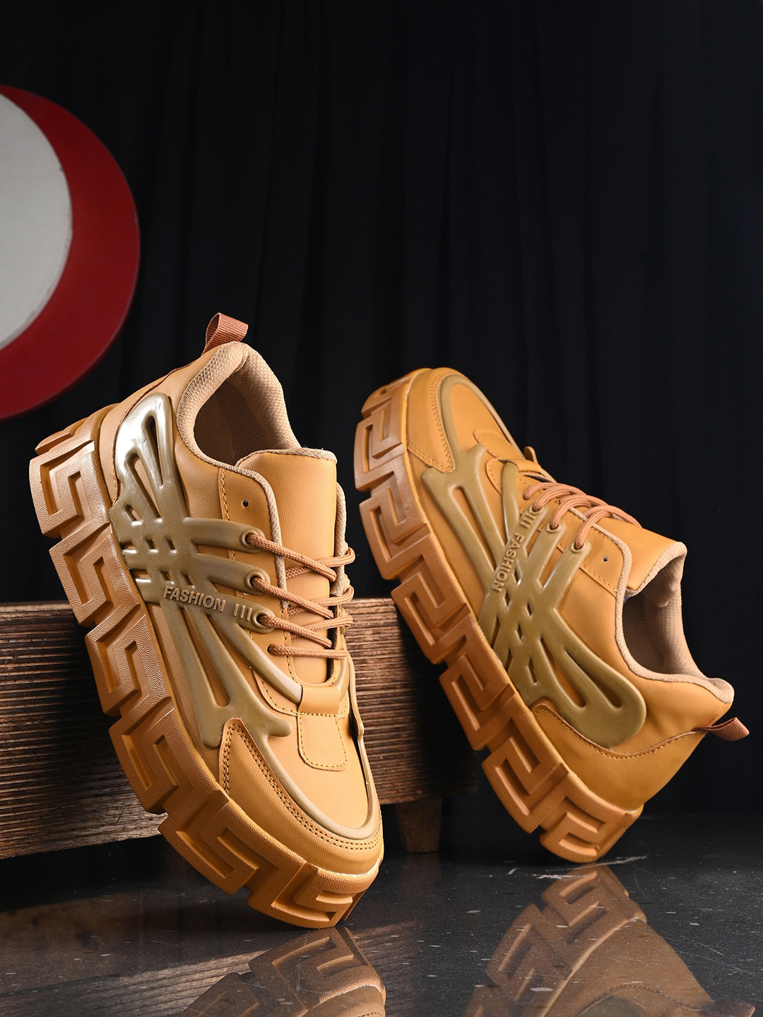 Buy Knoos Men Textured Lightweight Comfort Insole Sneakers - Casual ...