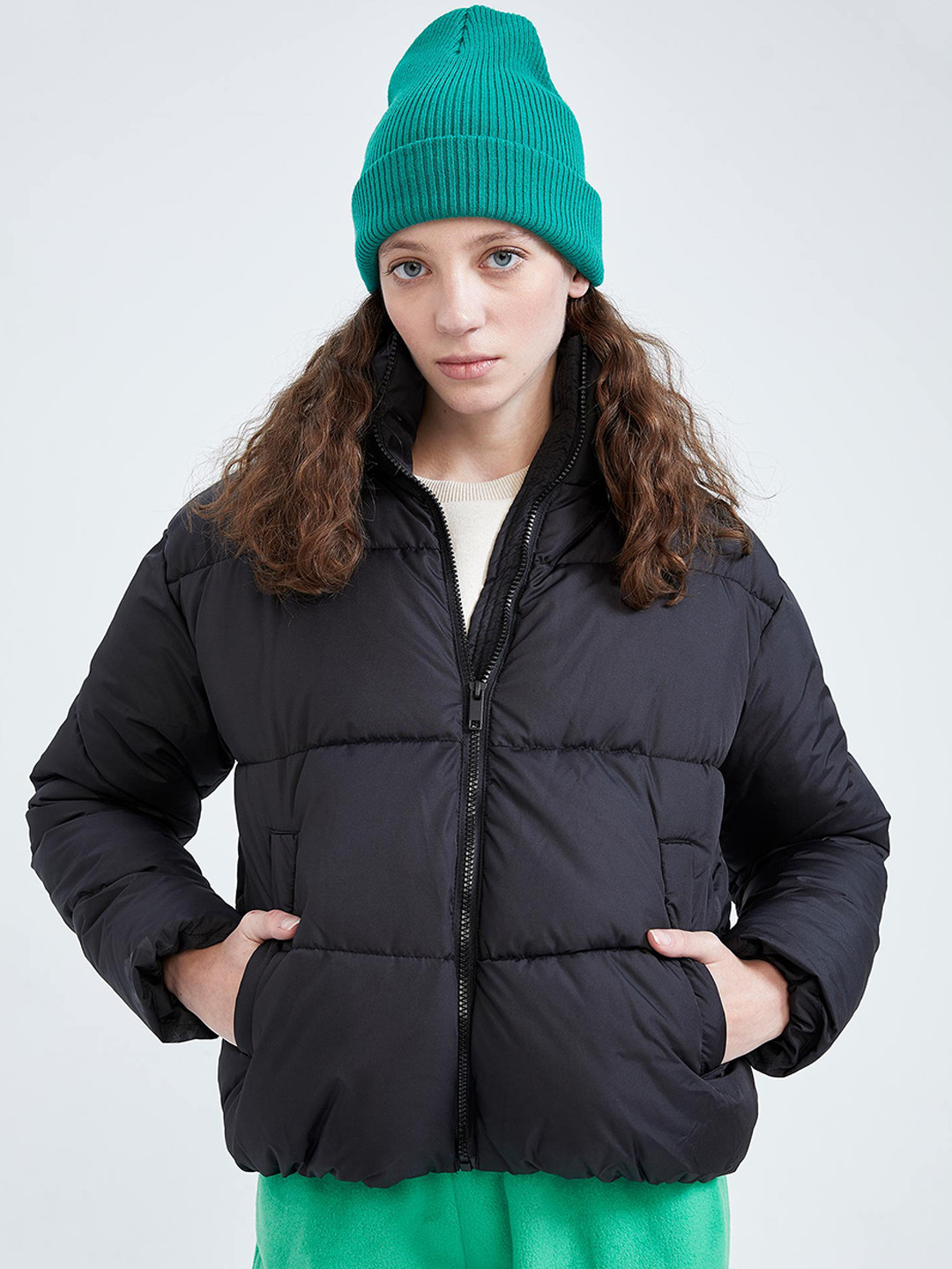 Buy DeFacto Hooded Puffer Jacket - Jackets for Women 24690522 | Myntra