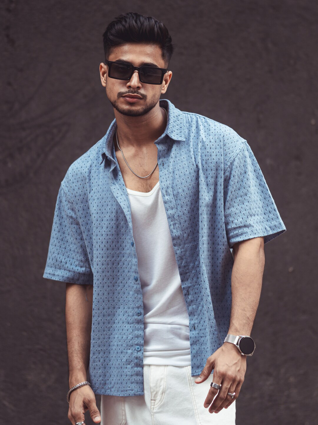 Buy Powerlook India Slim Conversational Printed Cotton Casual Shirt ...
