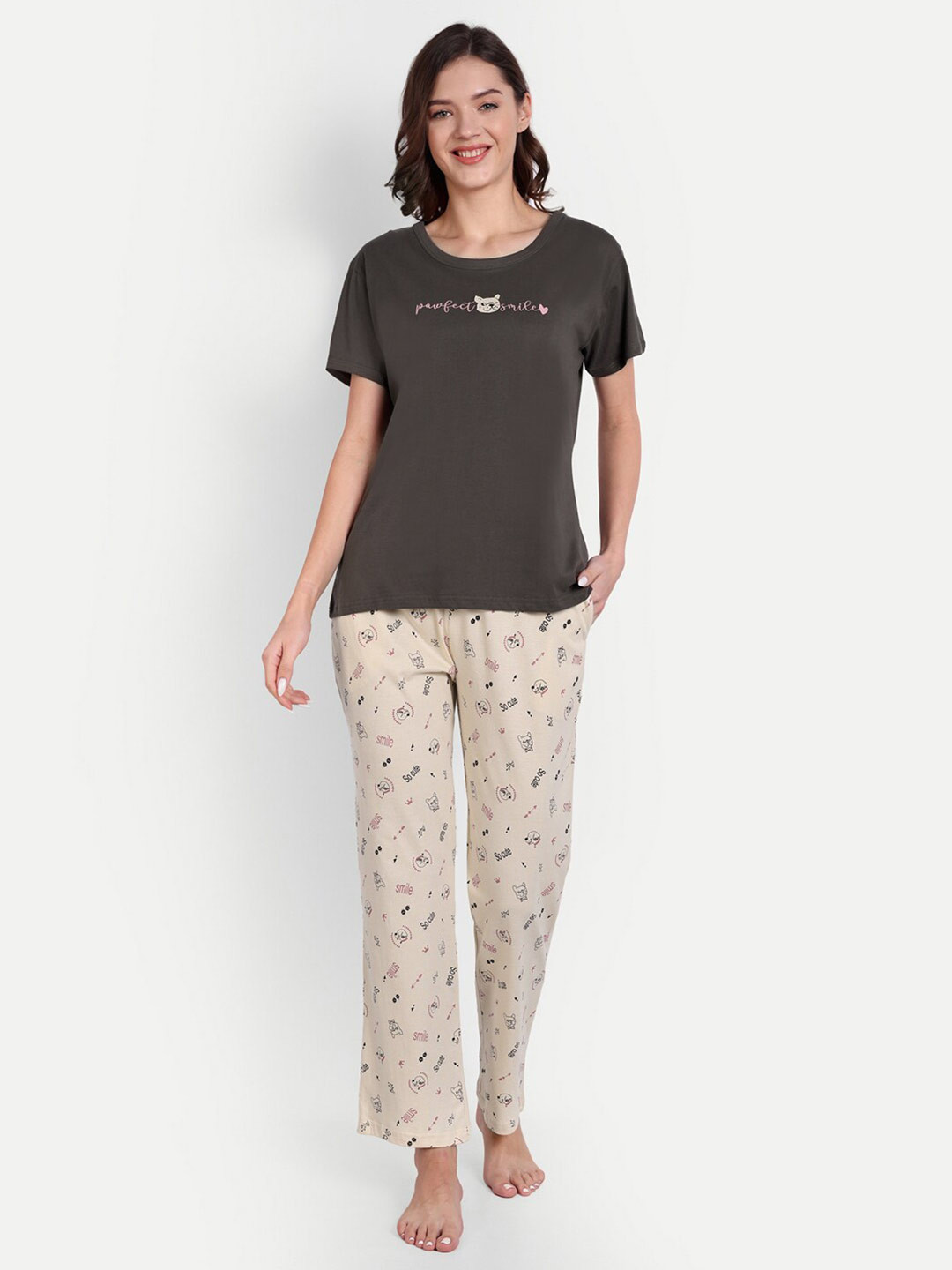 Buy Bedtime Story Conversational Printed Pure Cotton T Shirt With ...