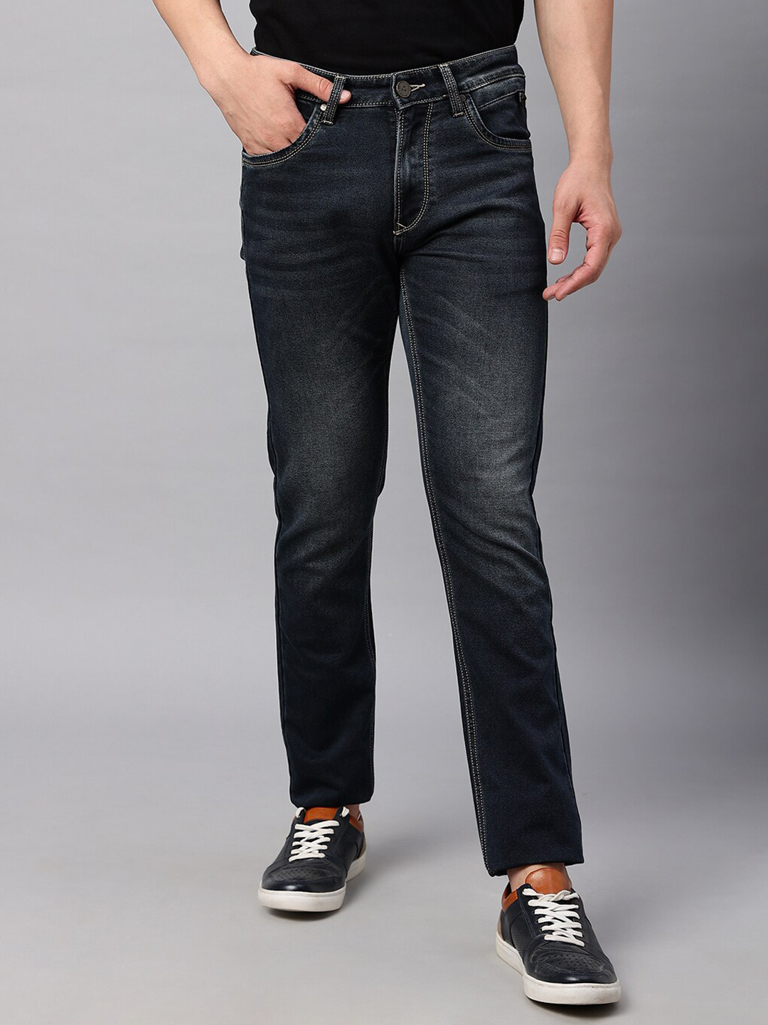 Buy Blue Buddha Men Slim Fit Dark Shade Light Fade Clean Look ...
