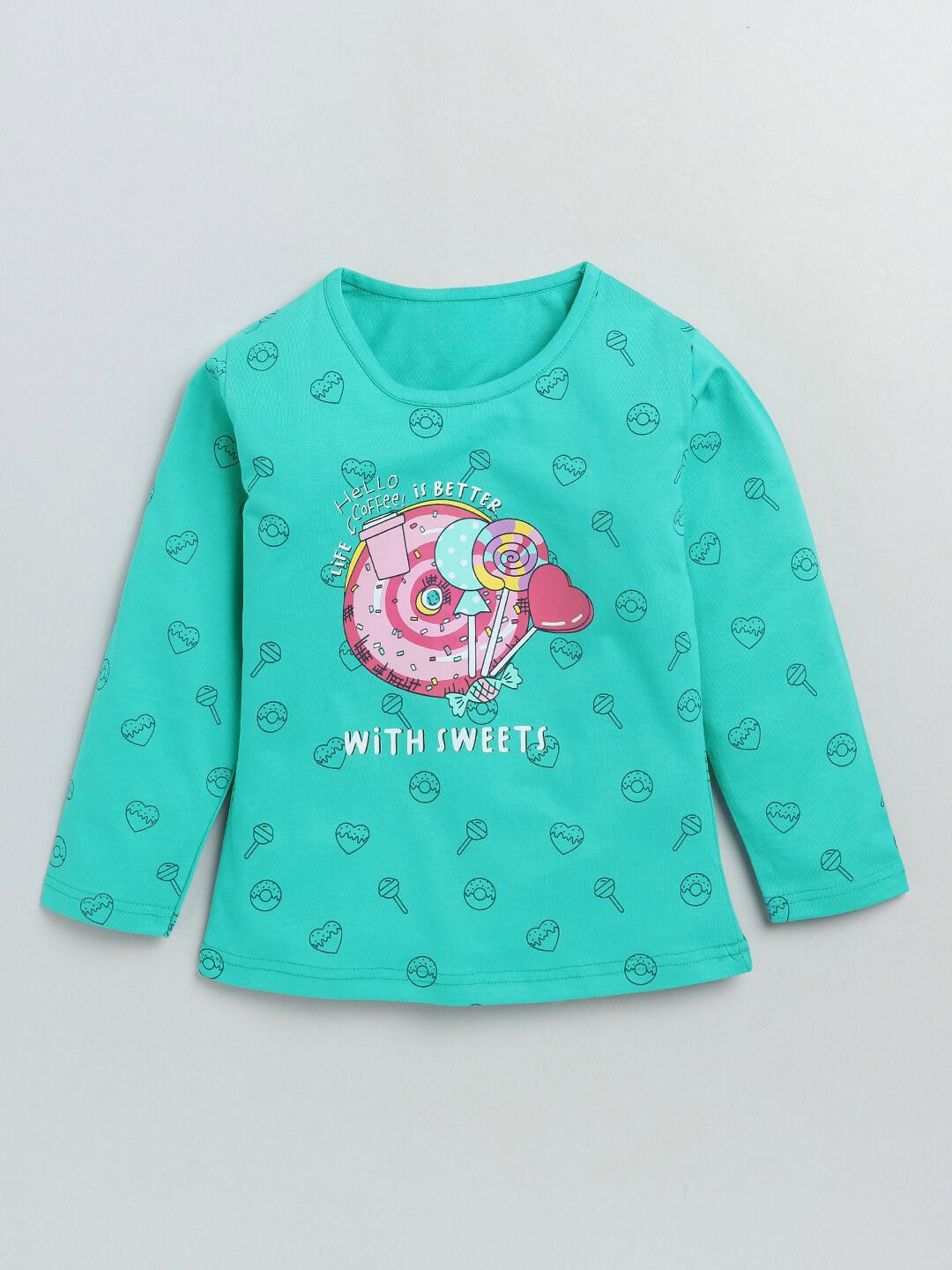 Buy Yk Girls Conversational Printed Pure Cotton T Shirt Tshirts For Girls 24700614 Myntra