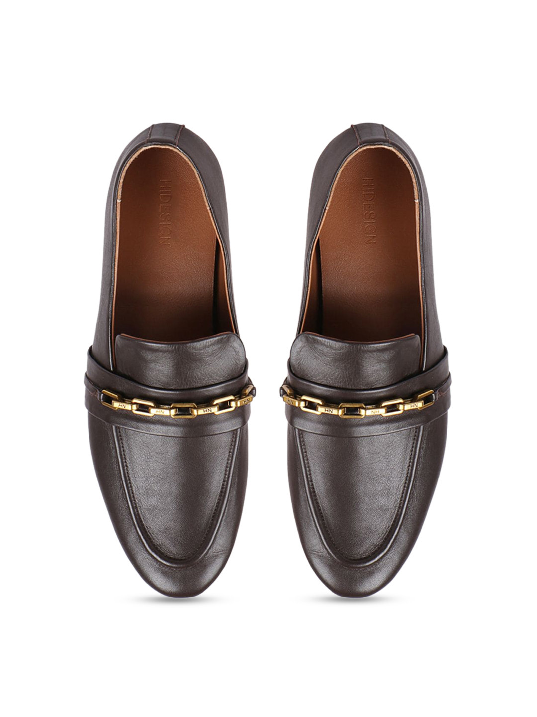 Buy Hidesign Women VIENNA Leather Comfort Insole Horsebit Loafers ...