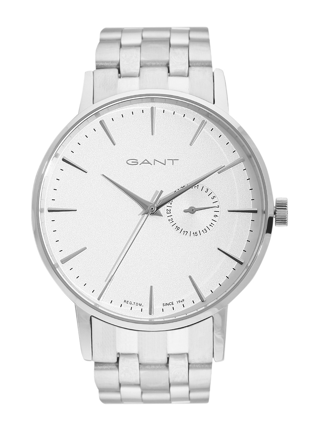 Buy GANT Men Silver Toned Analogue Watch W10845 - Watches for Men ...