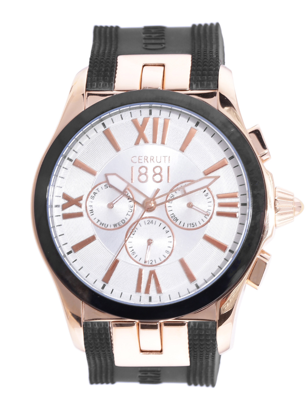 Buy Cerruti 1881 Men Silver Toned Analogue Watch CRA051C214H - Watches ...