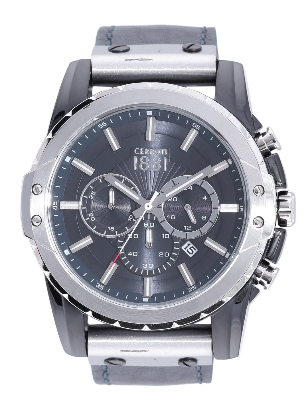 Buy Cerruti 1881 Men Black Chronograph Watch CRA130SBS03BL - Watches ...