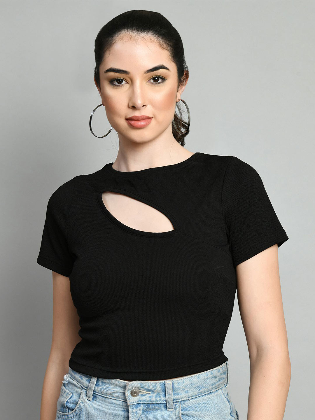 Buy Moshe Cut Out Details Top - Tops for Women 24710236 | Myntra