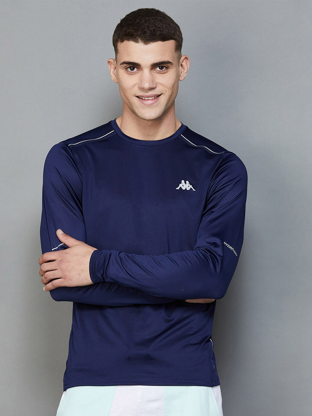 Buy Kappa Round Neck Long Sleeves Sports T Shirt - Tshirts for Men ...