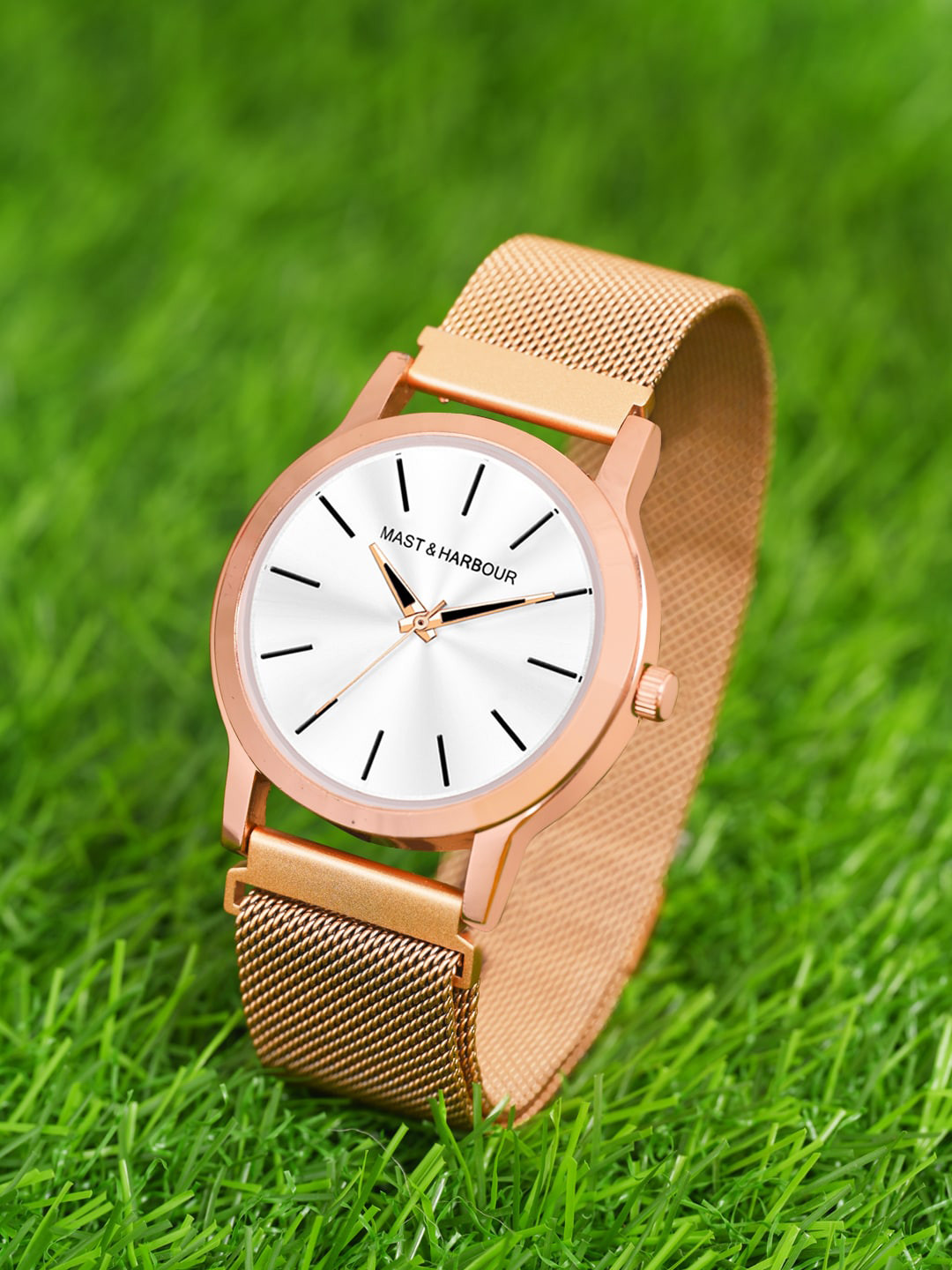 Buy Mast & Harbour Men Stainless Steel Straps Analogue Watch HOBMH 09 ...