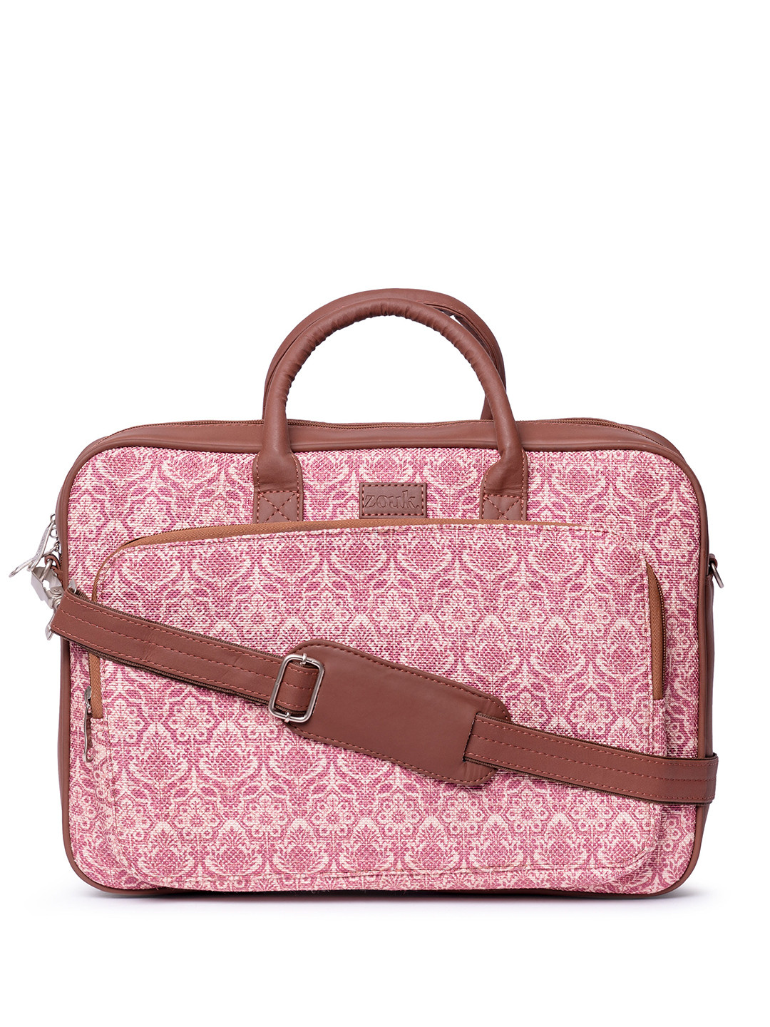 Buy ZOUK Printed Jute Laptop Bag Up To 16 Inch Laptop - Laptop Bag for ...