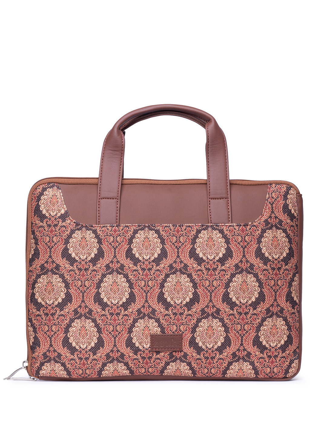 Buy ZOUK Women Printed Jute Laptop Bag Up To 16 Inch - Laptop Bag for ...