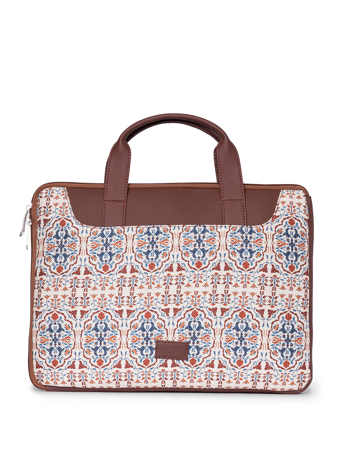 Buy ZOUK Printed Jute Laptop Bag Up To 16 Inch Laptop - Laptop Bag for ...