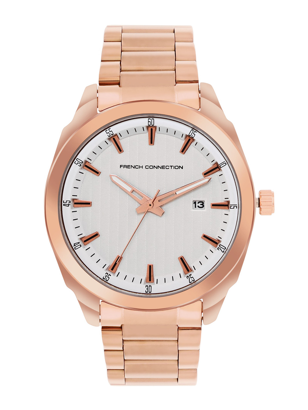 Buy French Connection Men Stainless Steel Bracelet Style Straps ...