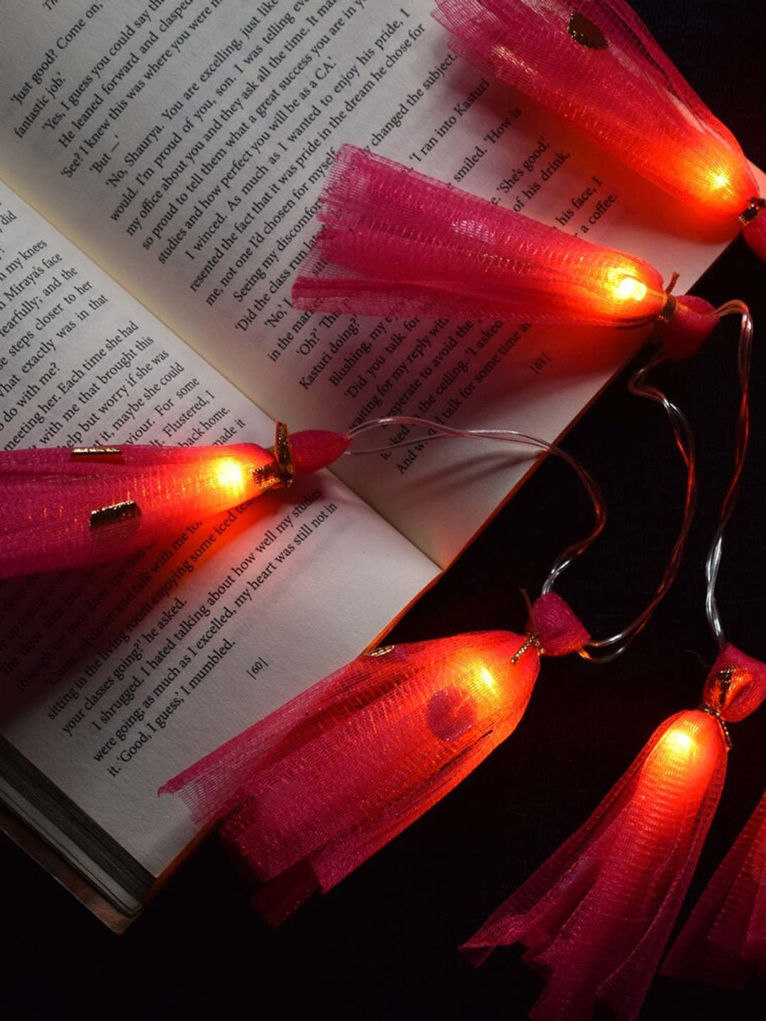 Buy Glimmer Lightings Red Potli Festive String Lights - String Lights ...