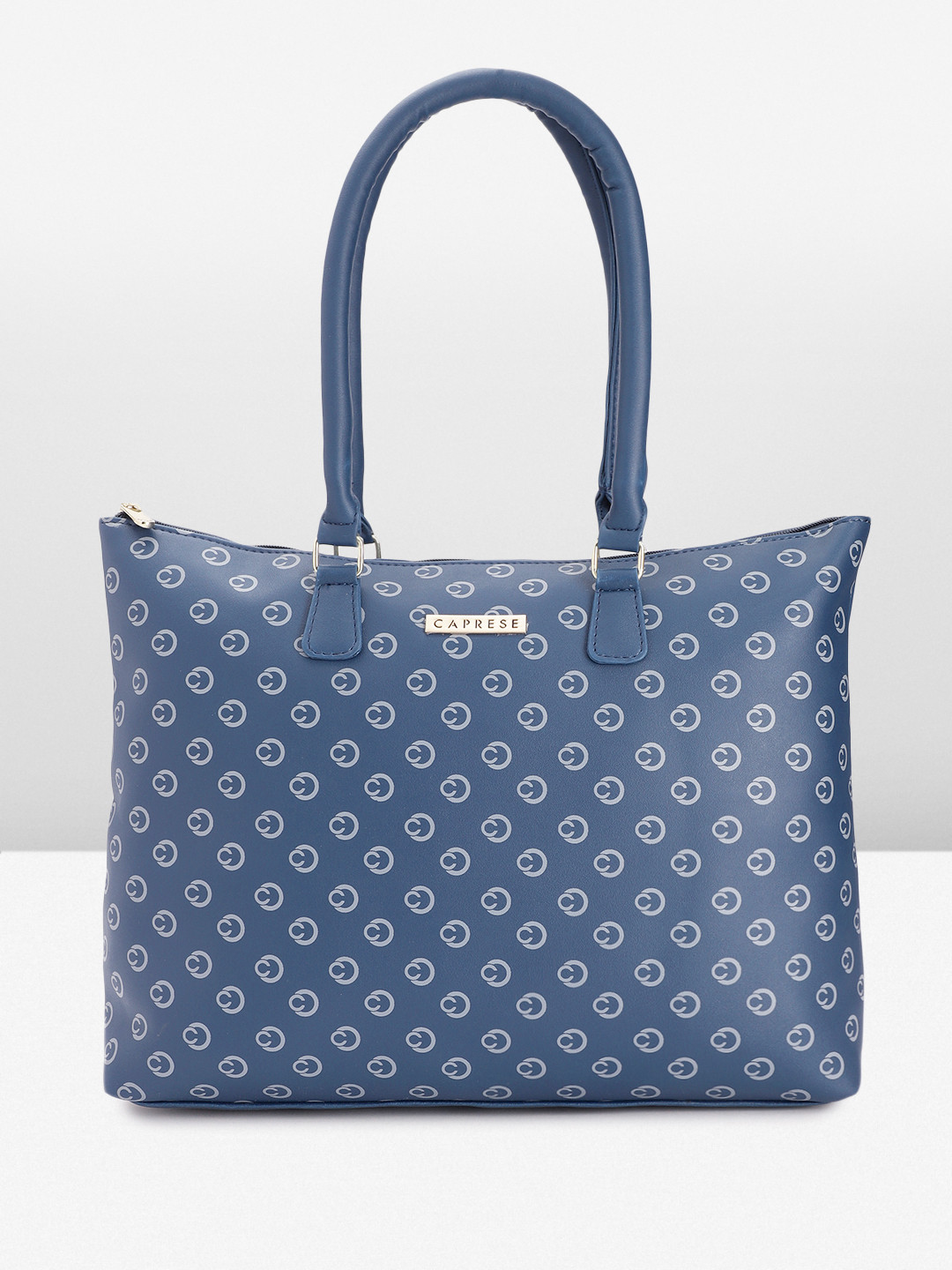Buy Caprese Brand Logo Print Structured Shoulder Bag - Handbags for ...