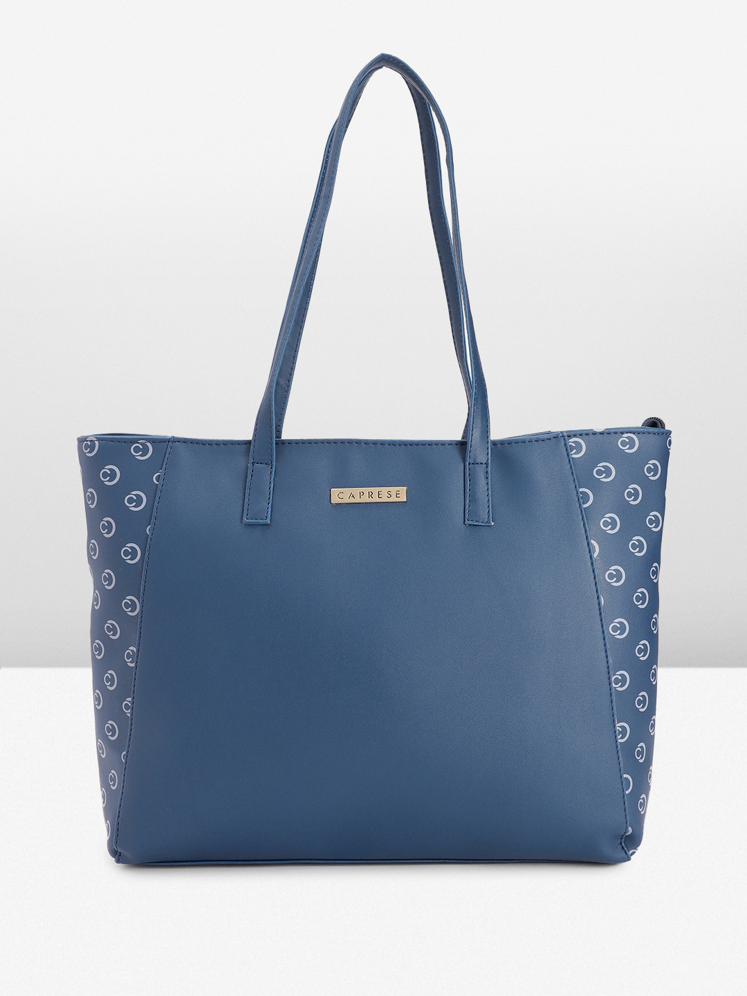 Buy Caprese Brand Logo Print Structured Shoulder Bag - Handbags for ...