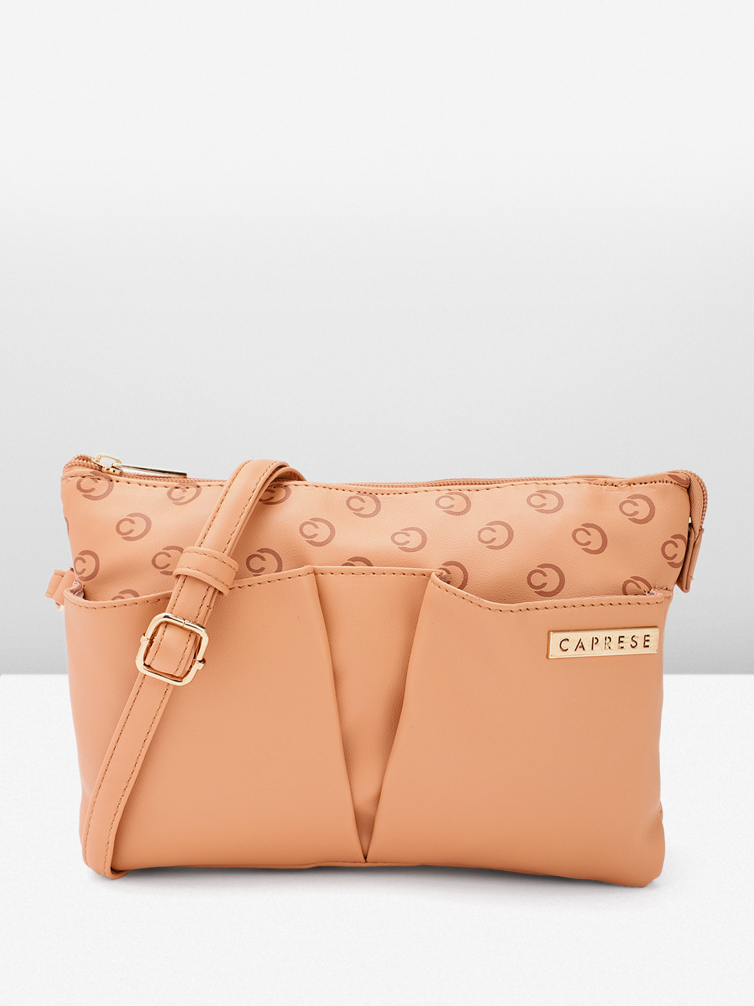 Buy Caprese FREYA Brand Logo Printed Sling Bag - Handbags for Women ...