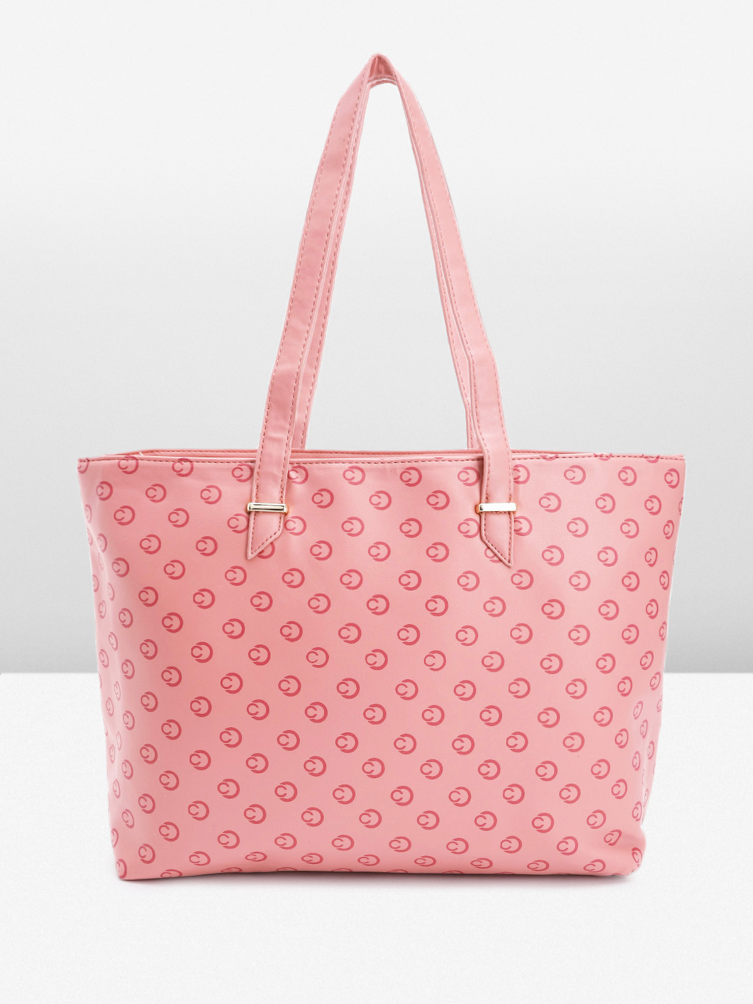 Buy Caprese Brand Logo Print Structured Shoulder Bag - Handbags for ...