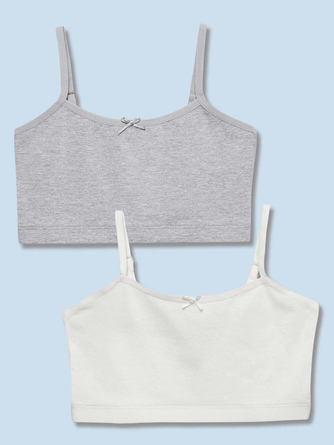 Buy Mackly Girls Pack Of 2 Full Coverage Non Padded Beginners Bra With ...