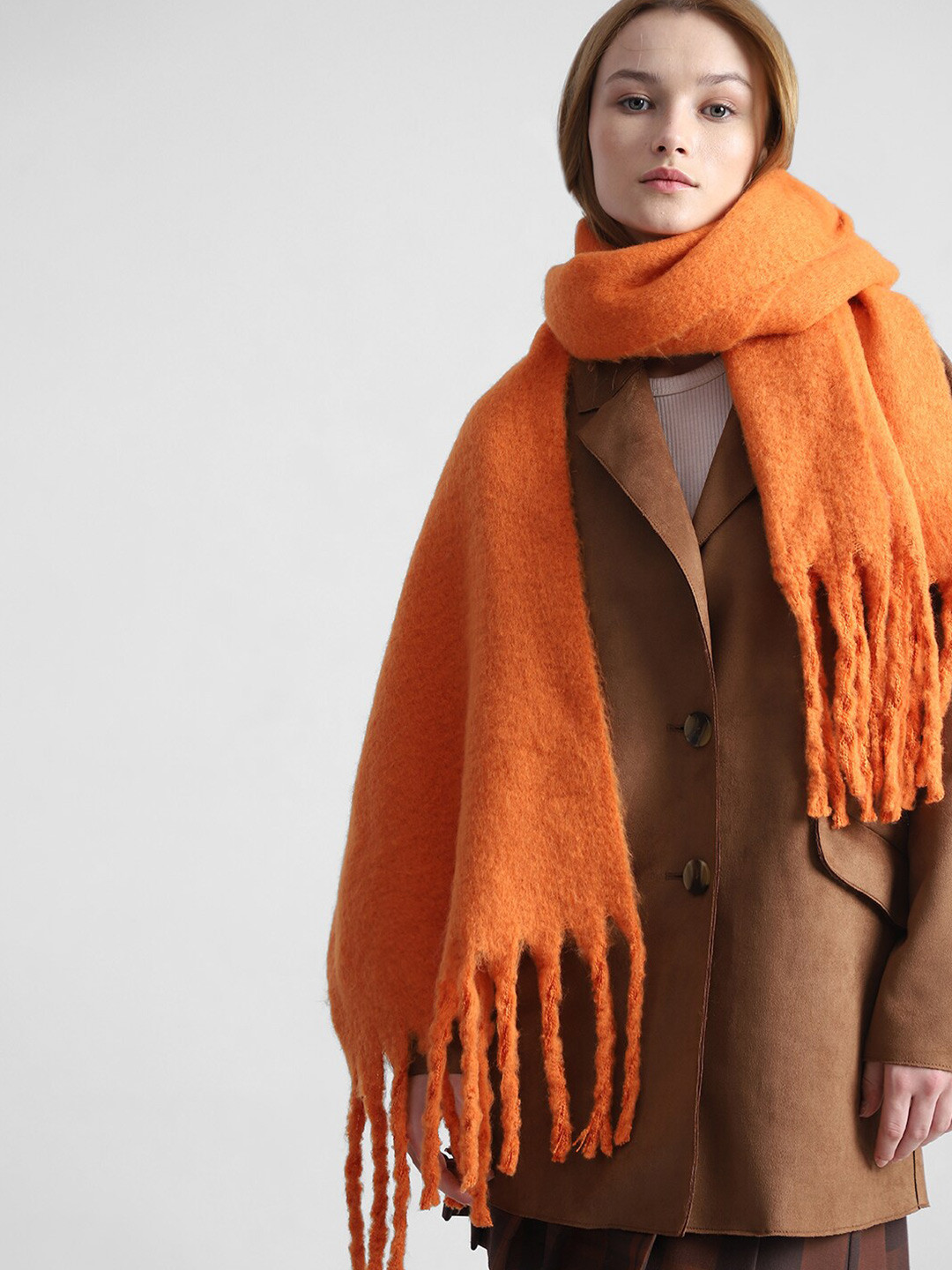 Buy ONLY Women Scarf With Tasselled Border - Scarves for Women 24736880 ...