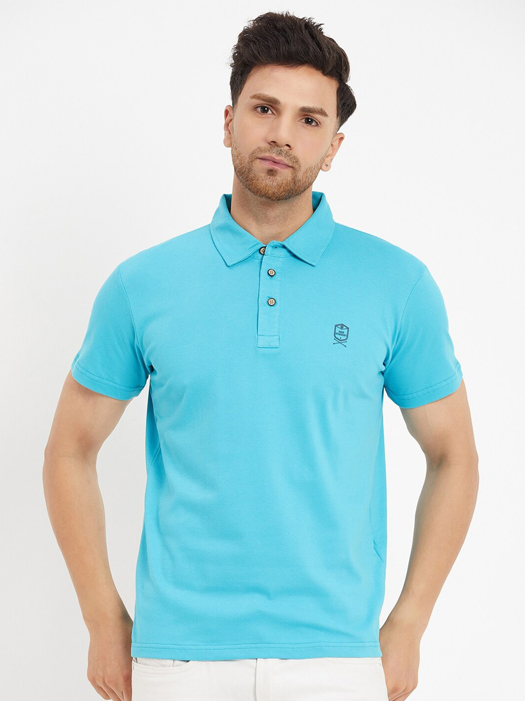 Buy Duke Polo Collar Slim Fit Cotton T Shirt - Tshirts for Men 24738516 ...