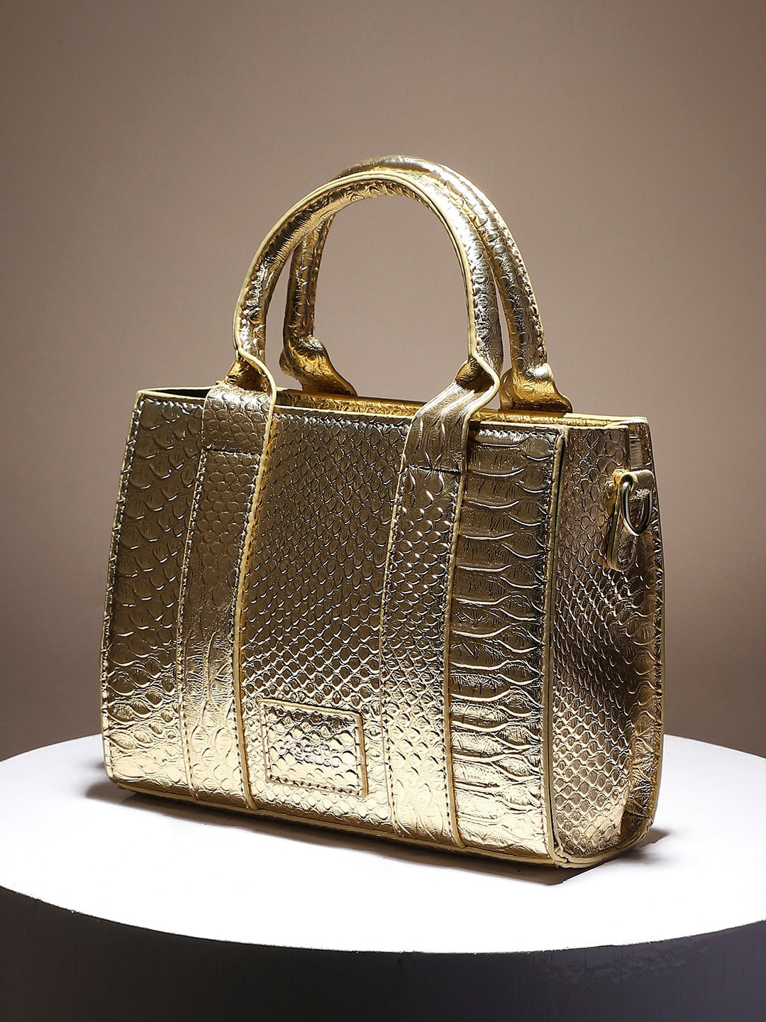 Buy HAUTE SAUCE By Campus Sutra Textured Structured Handheld Bag ...