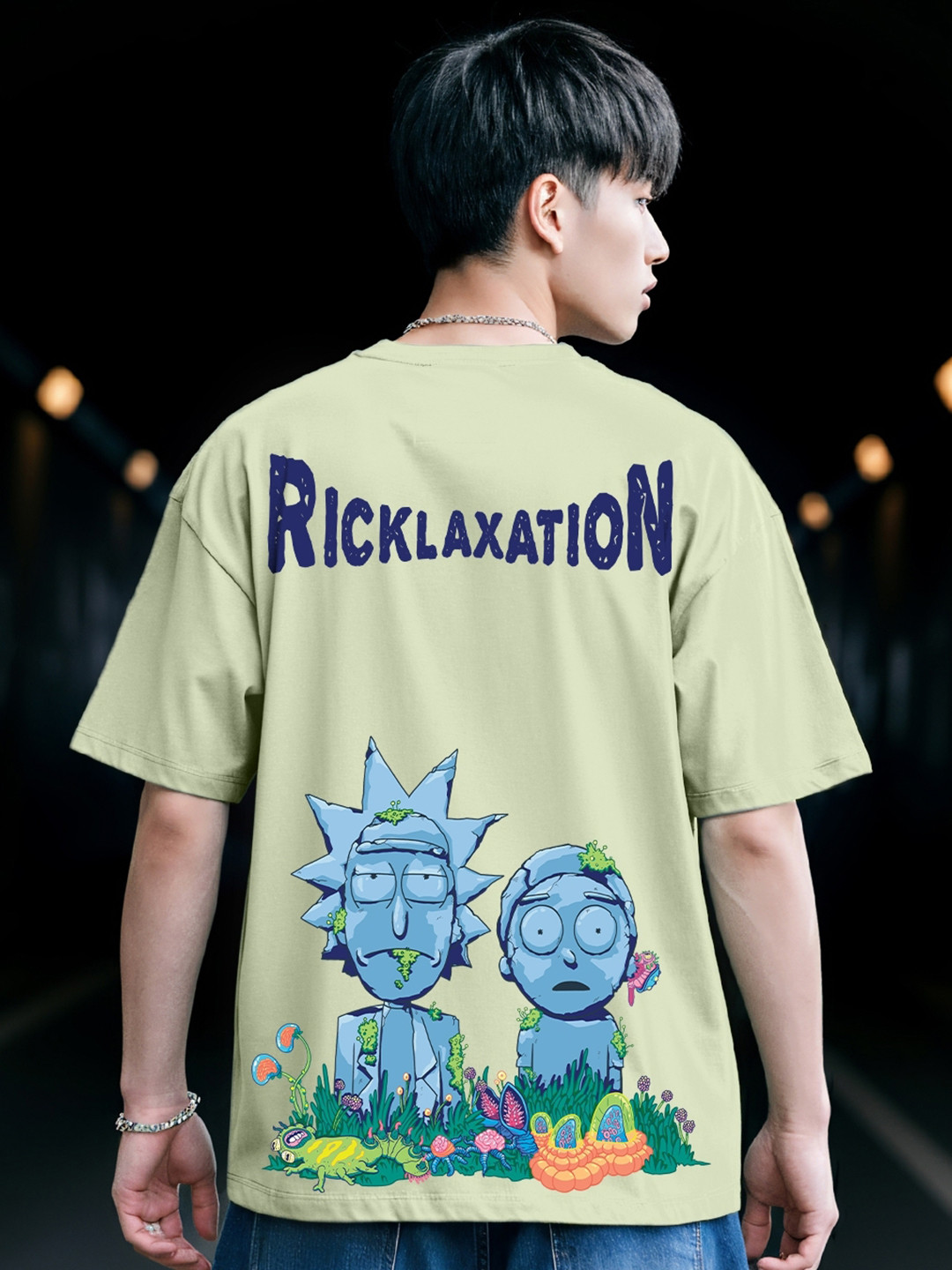 Buy Bewakoof Official Rick And Morty Merchandise Stoned Rick Morty ...