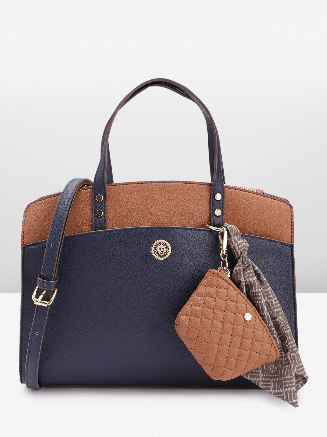 Buy ANNE KLEIN Colourblocked Structured Handheld Bag - Handbags for ...