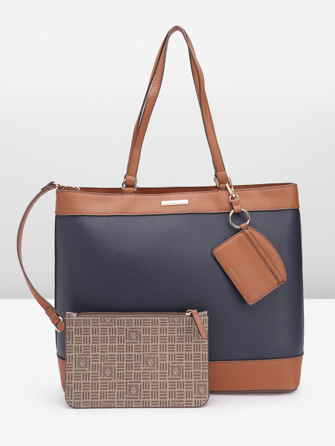 Buy ANNE KLEIN Colourblocked Detail Structured Shoulder Bag - Handbags ...