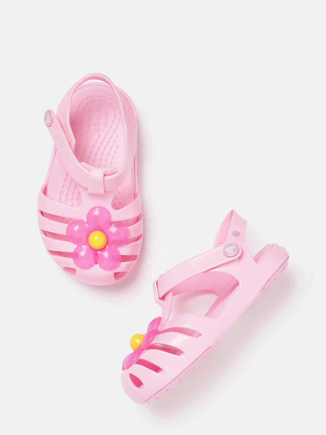 Buy Crocs Girls Applique Detail Fisherman Sandals - Sandals for Girls ...