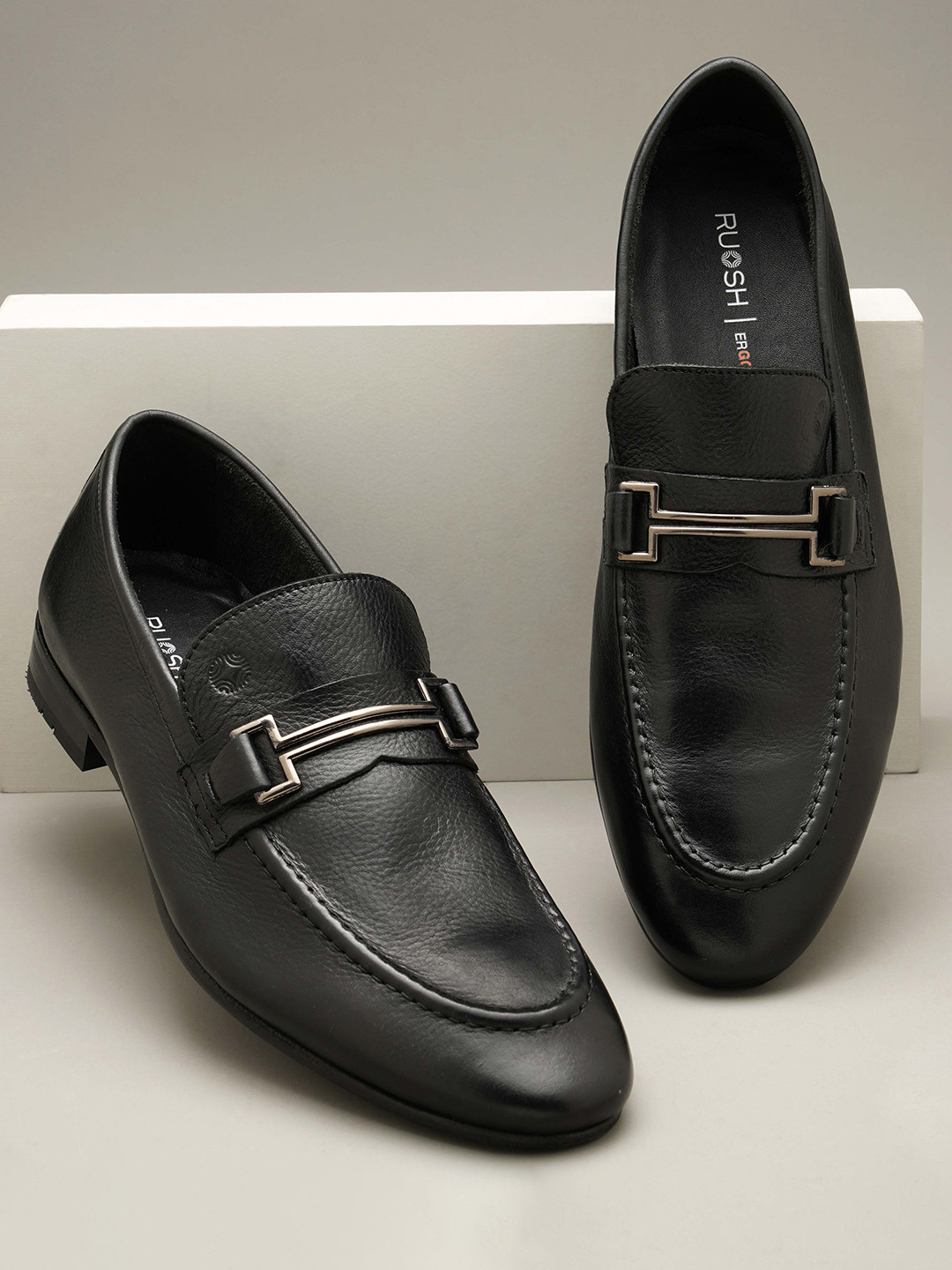 Buy Ruosh Men Leather Formal Loafers - Formal Shoes for Men 24750682 ...