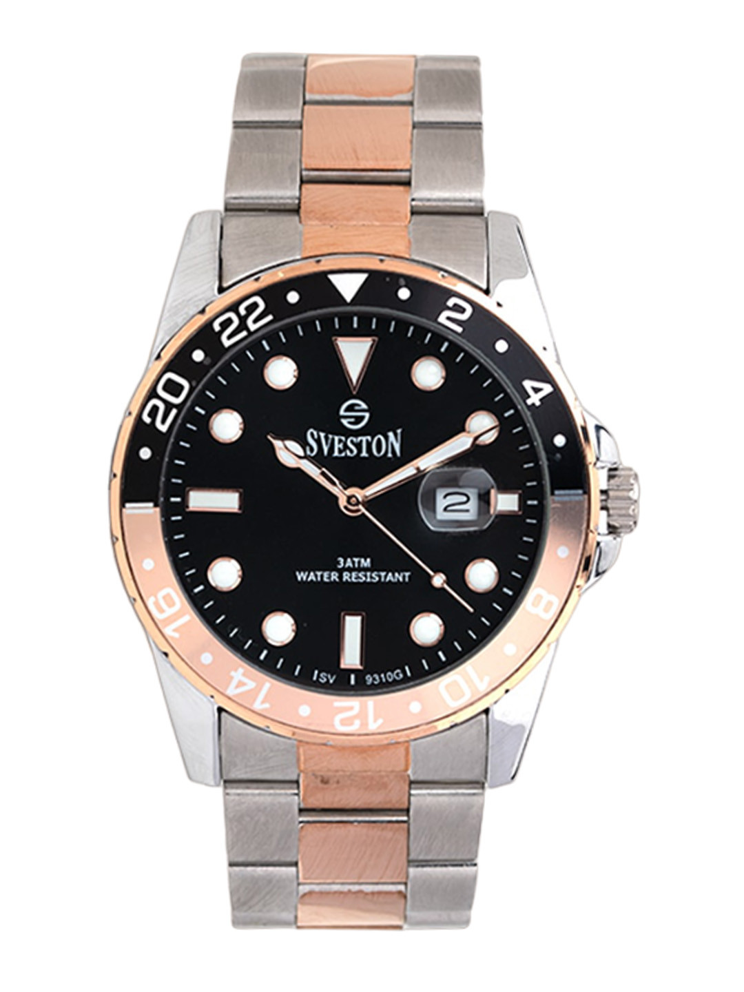 Buy SVESTON Men Embellished Dial Stainless Steel Straps Analogue Watch ...