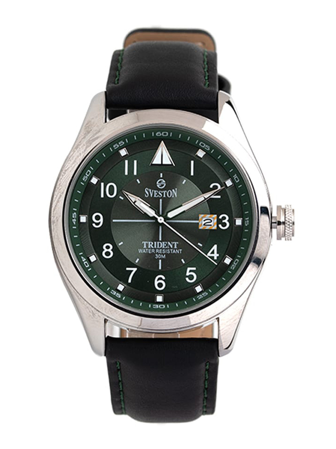 Buy SVESTON Men Leather Straps Analogue Watch SV 8230GGESB - Watches ...