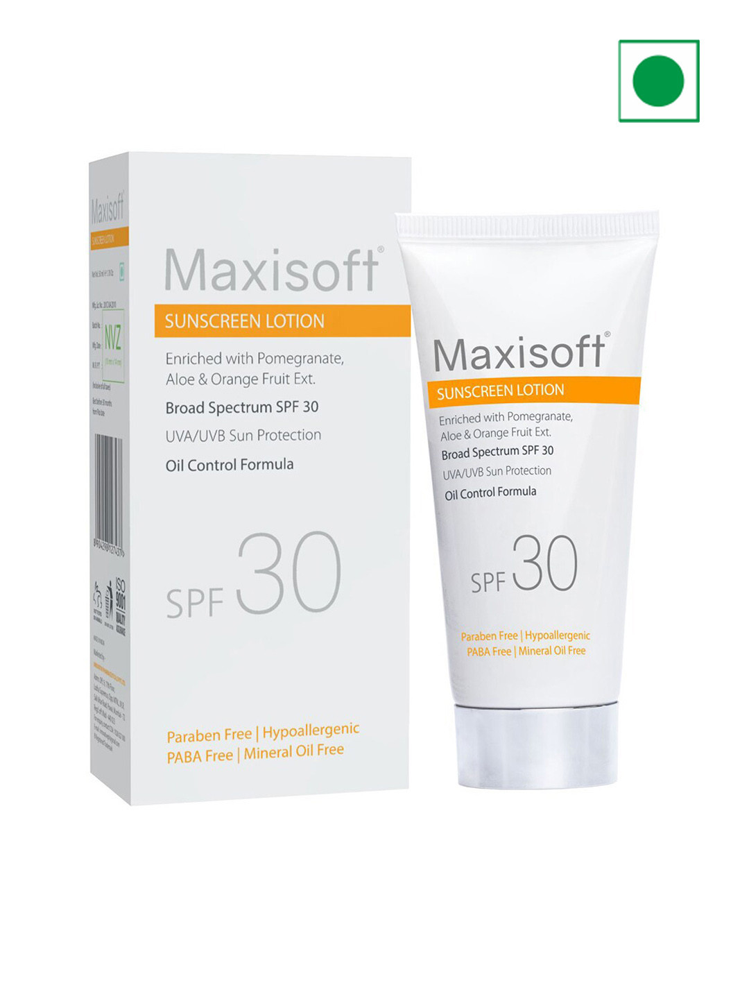Buy Maxisoft Sunscreen Lotion SPF 30 50ml - Face Sunscreen for Unisex ...