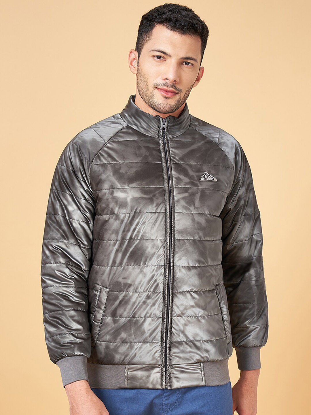 Buy Urban Ranger By Pantaloons Mock Collar Bomber Jacket - Jackets for ...