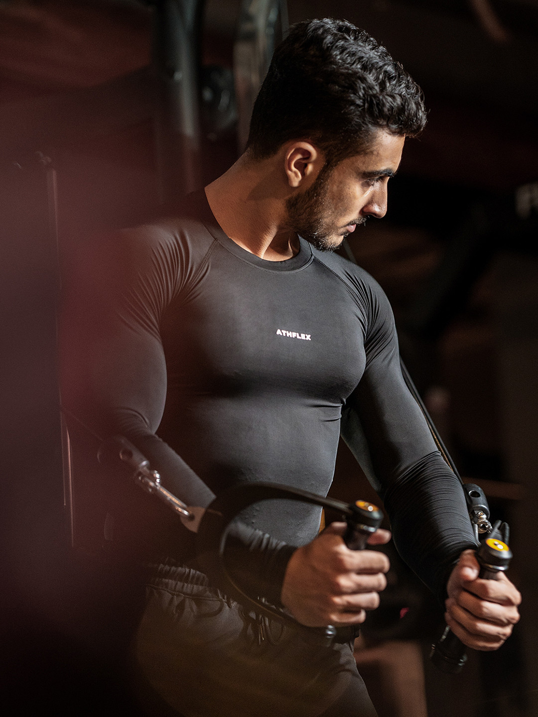 Buy Athflex Men Full Sleeve Ace Compression Gym Wear T Shirt - Tshirts ...