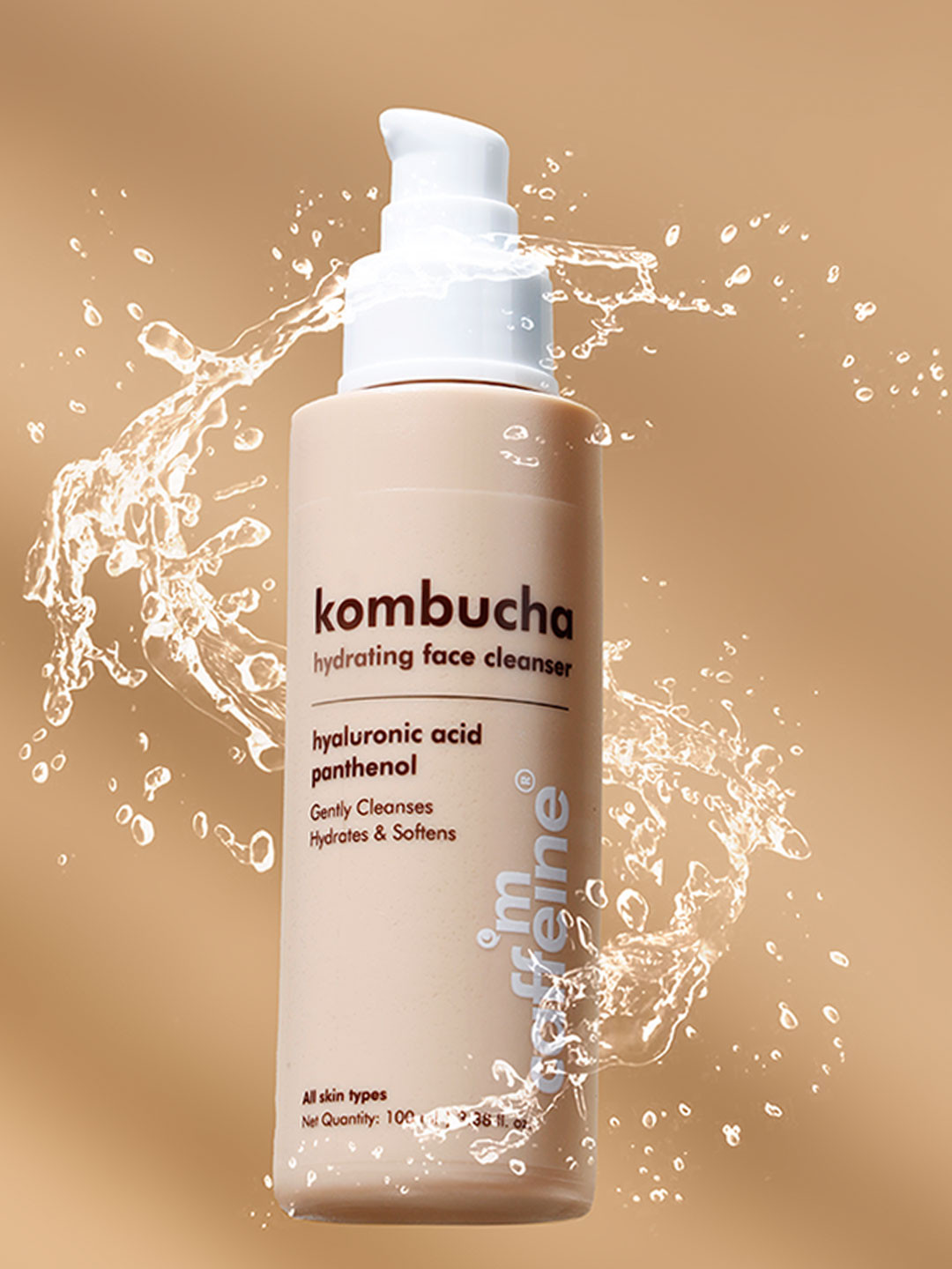 Buy MCaffeine Kombucha Hydrating Face Cleanser With Hyaluronic Acid For ...