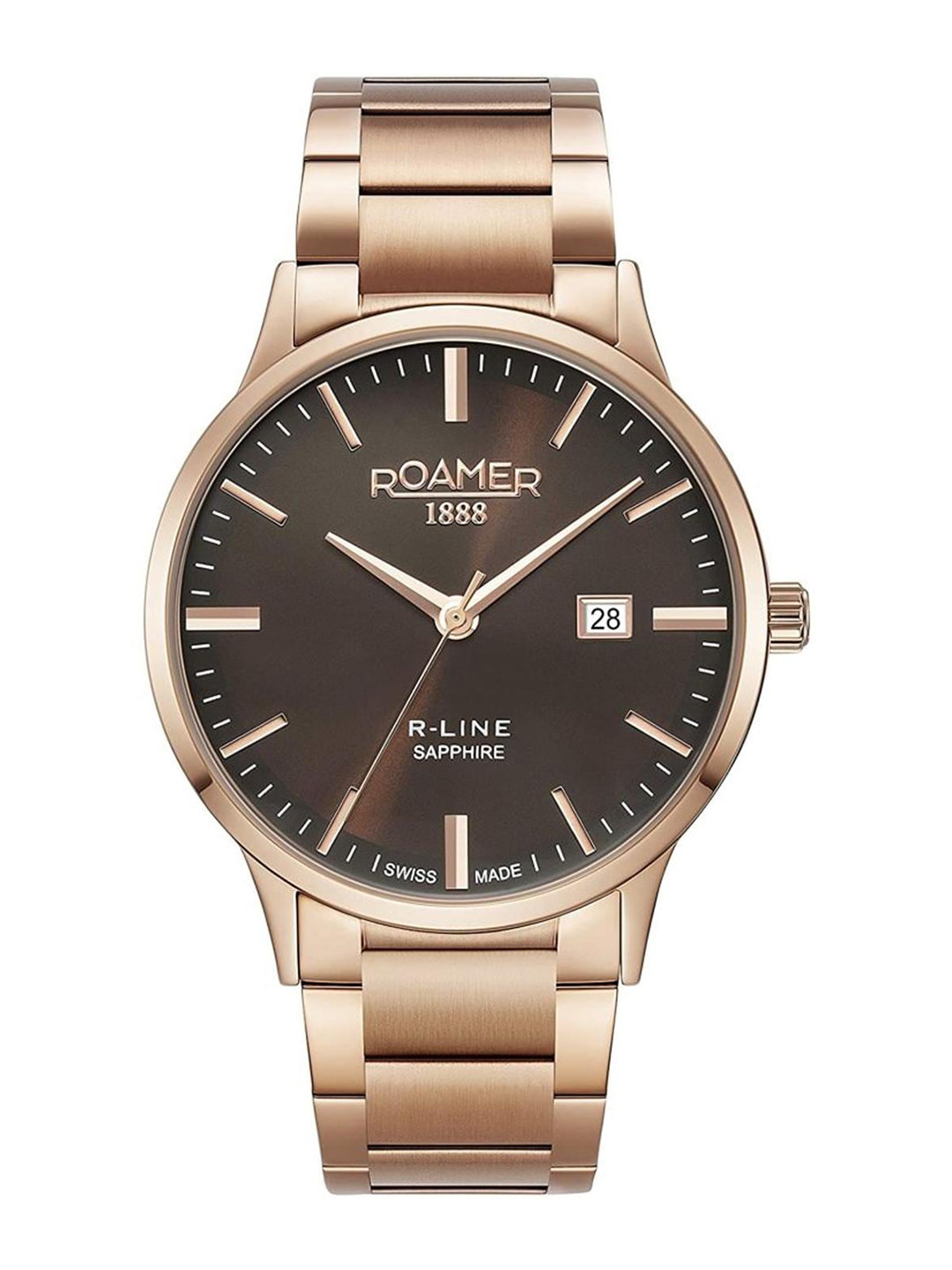 Buy ROAMER Men Stainless Steel Bracelet Style Straps Analogue Watch ...