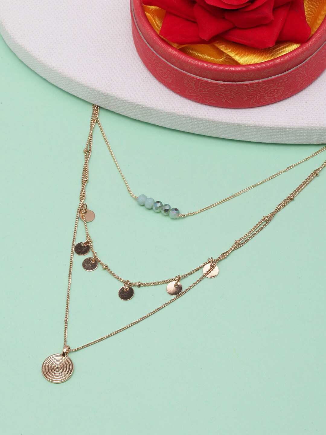 Buy KPOP Women Gold Necklace And Chains - Necklace And Chains for Women ...