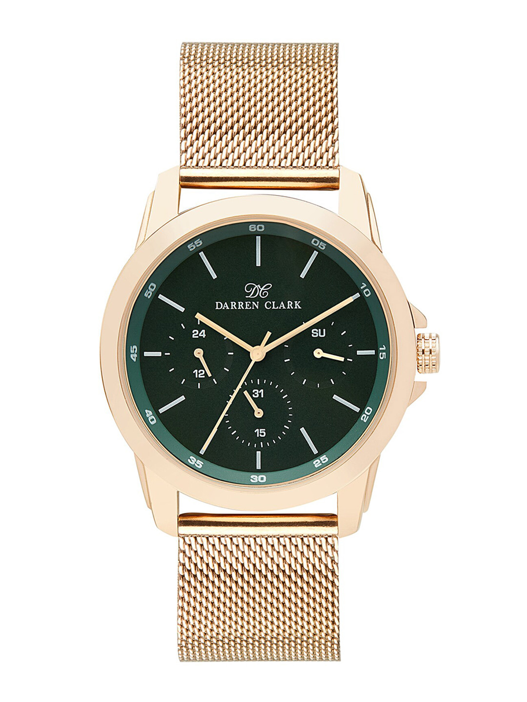 Buy DARREN CLARK Men Bracelet Style Straps Analogue Watch 1007C E0314 ...