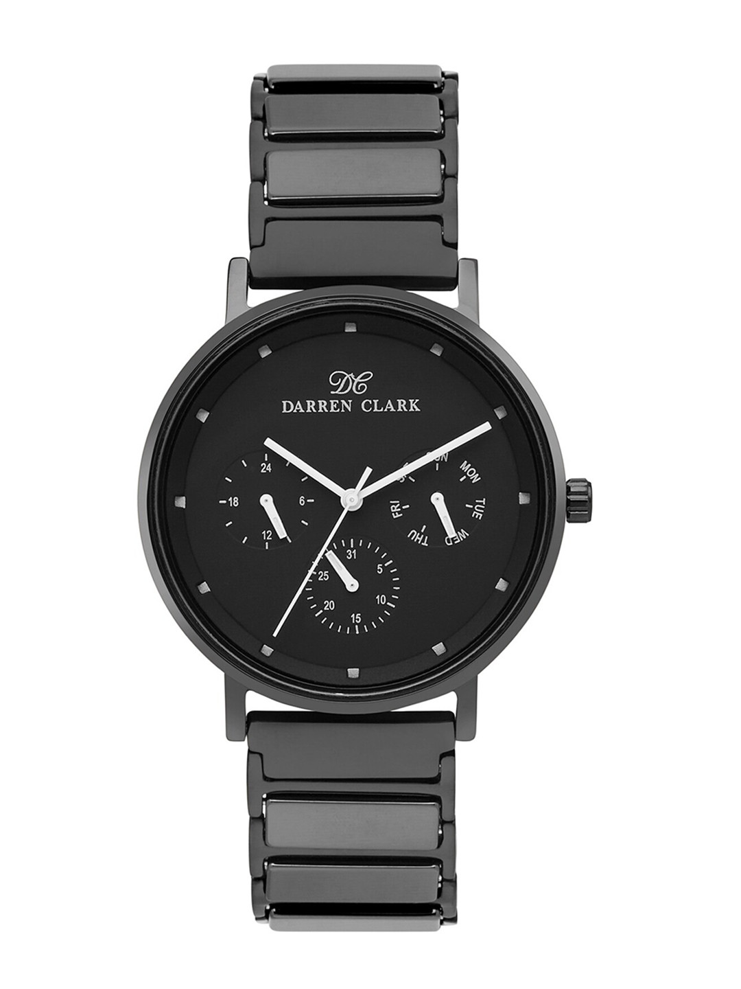 Buy DARREN CLARK Men Bracelet Style Straps Analogue Watch 1006F C0404 ...