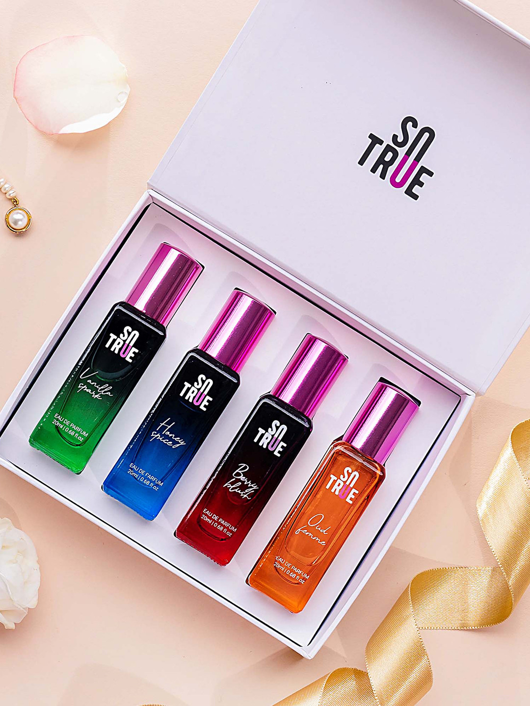 Buy SOTRUE Women Perfume 4 Pcs EDP Gift Set Vanilla Spark Oud Femme ...