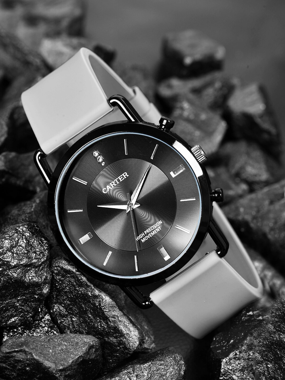 Buy Sandy D Carter Men Textured Dial & Straps Analogue Watch Sandy D ...