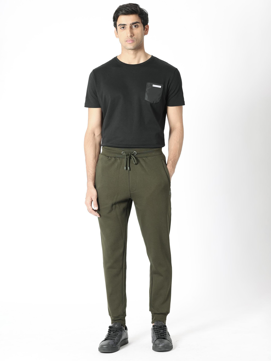 Buy RARE RABBIT Men Fenit Regular Fit Mid Rise Joggers - Track Pants ...