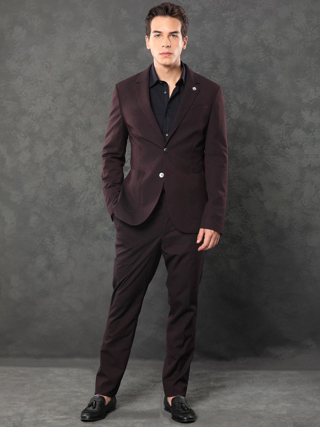 Buy RARE RABBIT Men Single Breasted Slim Fit Two Piece Suit - Suits for ...