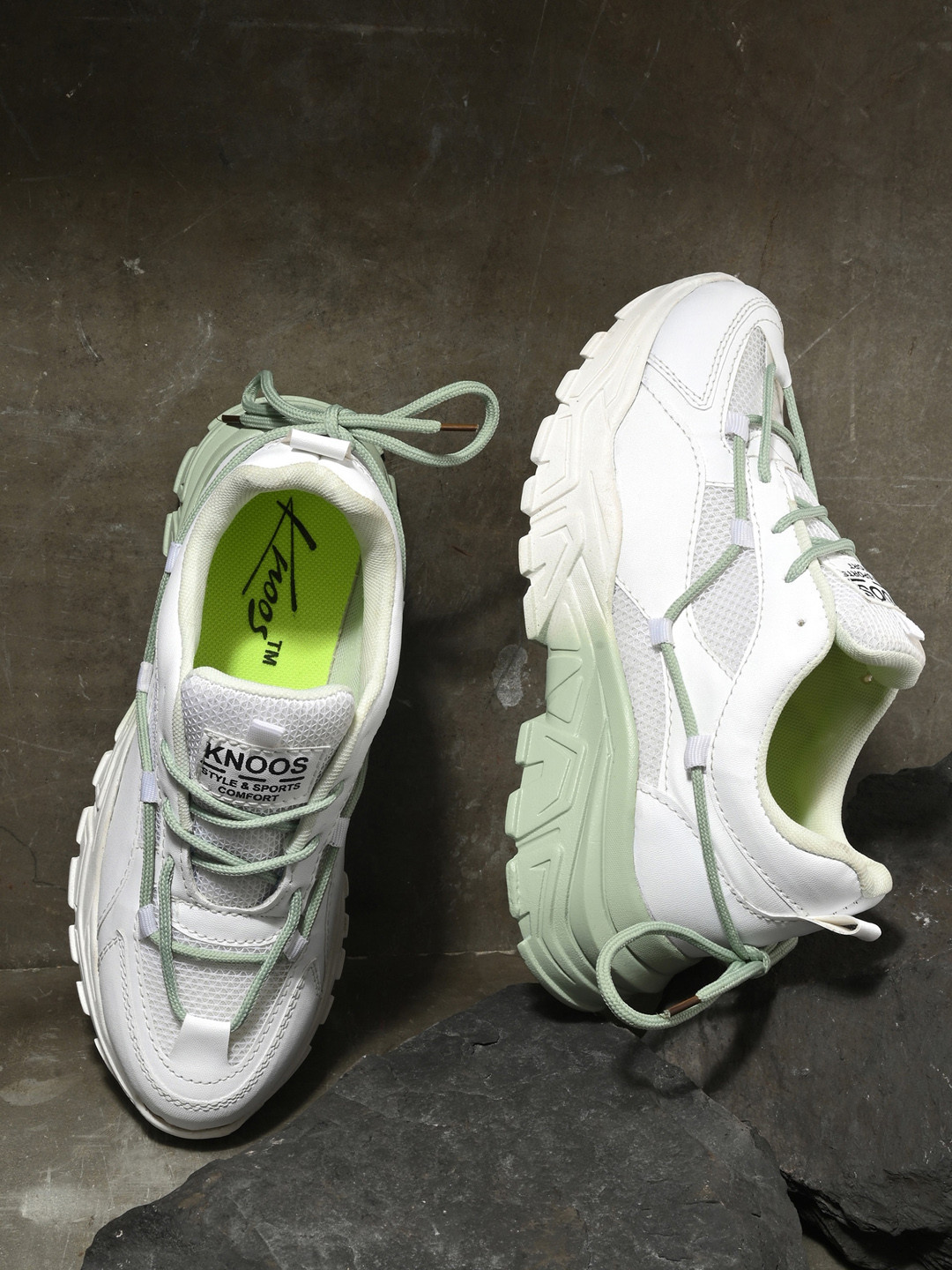 Buy Knoos Women Textured Lightweight Sneakers - Casual Shoes for Women ...