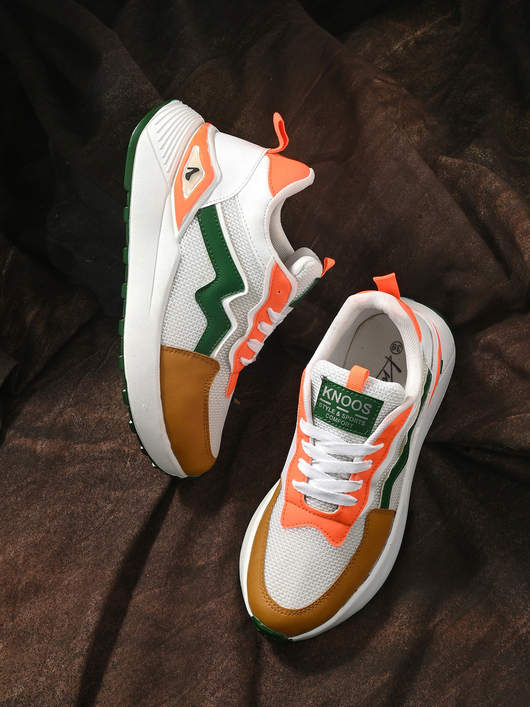 Buy Knoos Women Colourblocked Lightweight Sneakers - Casual Shoes for ...