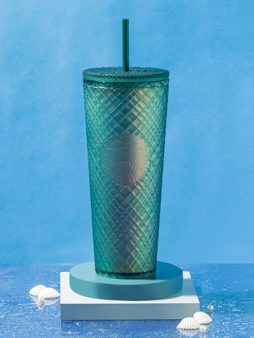 Buy Starbucks Green Textured Matte Tumbler 710 Ml - Water Glass for ...